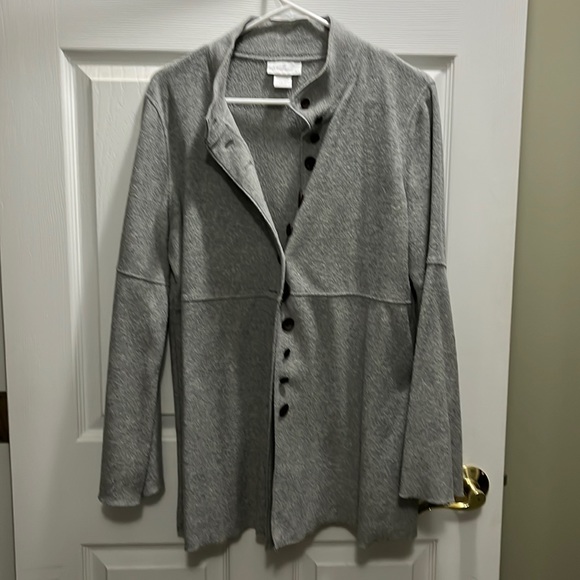 Soft Surroundings | Jackets & Coats | Cute Sweater Fleece Type Button ...